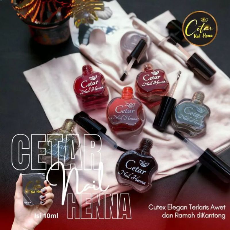 Jual CETAR NAIL HENNA HALAL (10ML) | Shopee Indonesia
