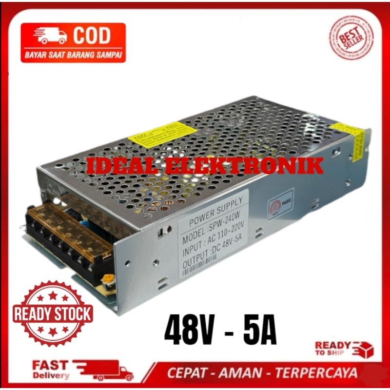 Jual Switching power supply 48v 5a 110/220V to 48 V 5A 240W | Shopee ...
