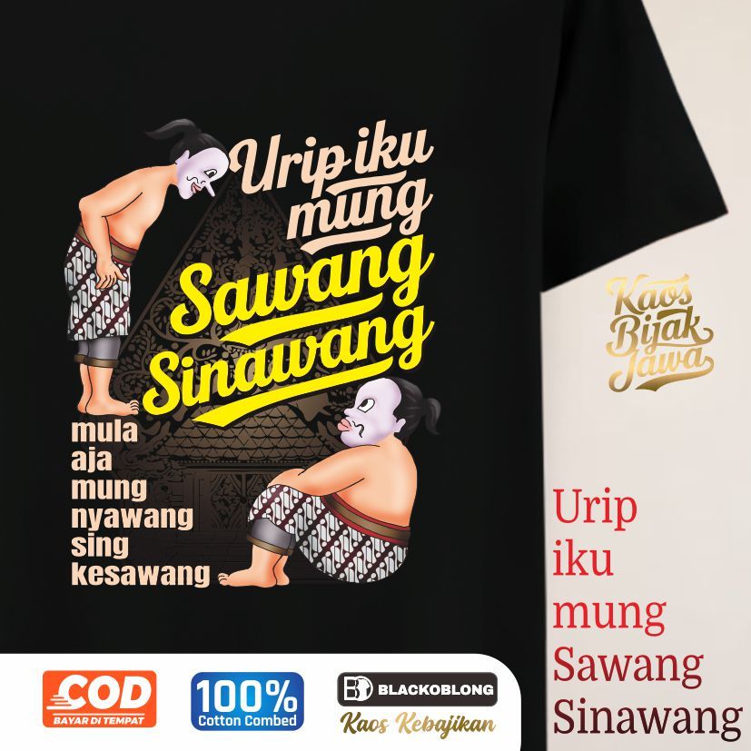 Jual Kaos Jawa Bijak Urip mung Sawang Sinawang Lucu Kartun Digital ... Jual Kaos Jawa Bijak Urip mung Sawang Sinawang Lucu Kartun Digital ...