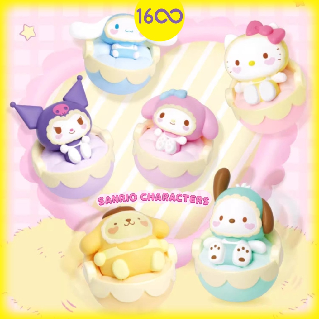 Jual Sanrio Mini Baby Cradle Cute Bean Series | Sanrio kacang | Shopee ...