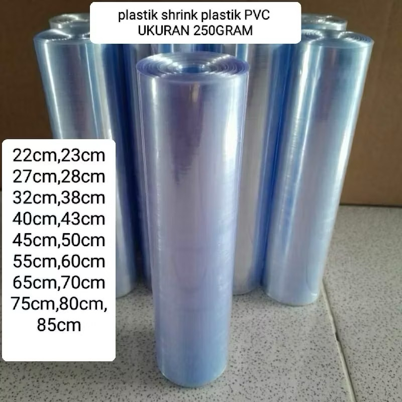Jual plastik shrink/plastik segel/plastik pvc/plastik parcel @250gram ...