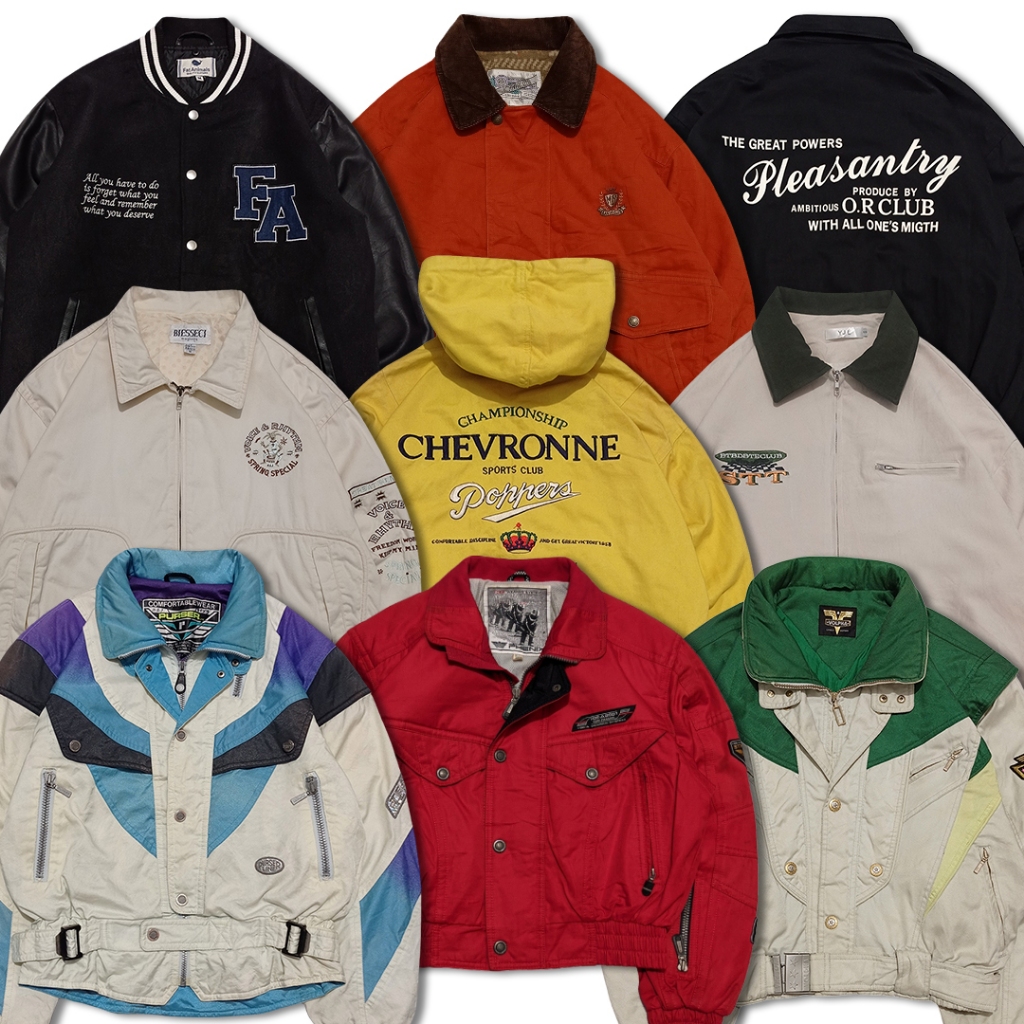 Jual Jaket Vintage Racing, Jaket Harrington Vintage, Flight Jacket ...