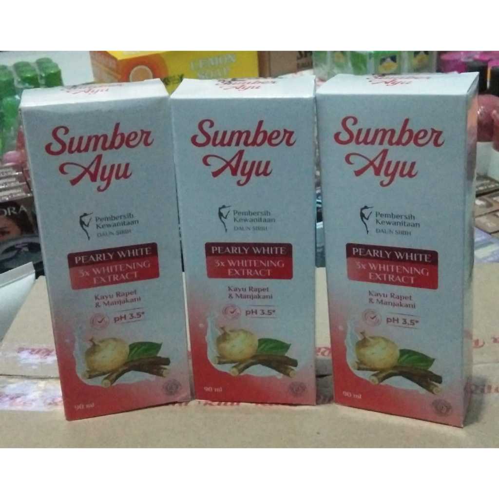 Jual Sumber Ayu Feminine Hygiene Wash Pearly Clear White 90ml | Shopee ...