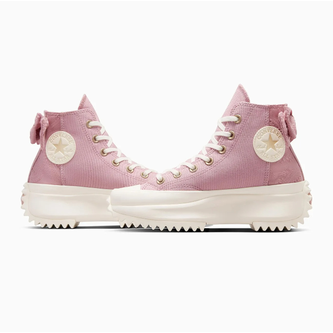 Jual Converse Run Star Hike Platform Spring Bow Embroidered Floral ...