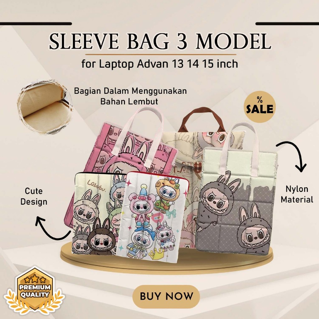 Jual Sleeve Bag Laptop Advan Workplus Workpro Soulmate Ai Gen Tbook 13 ...