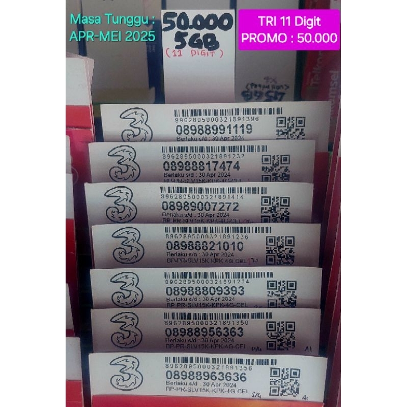 Jual Kartu Perdana Tri | Shopee Indonesia