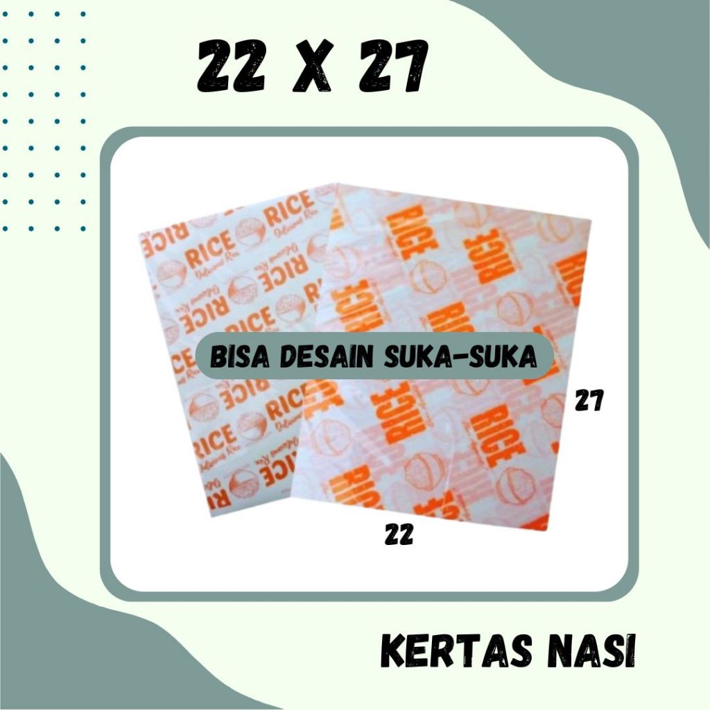 Jual KERTAS NASI KFC 22x27 | Motif Logo | Foodgrade Paper | Paperwrap ...