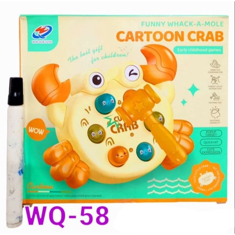 Jual MAINAN ANAK EDUKASI PUKUL PUKUL CRAB (WQ-58) | Shopee Indonesia
