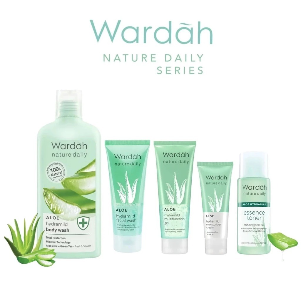 Jual WARDAH Nature Daily Aloe Vera Series | Shopee Indonesia