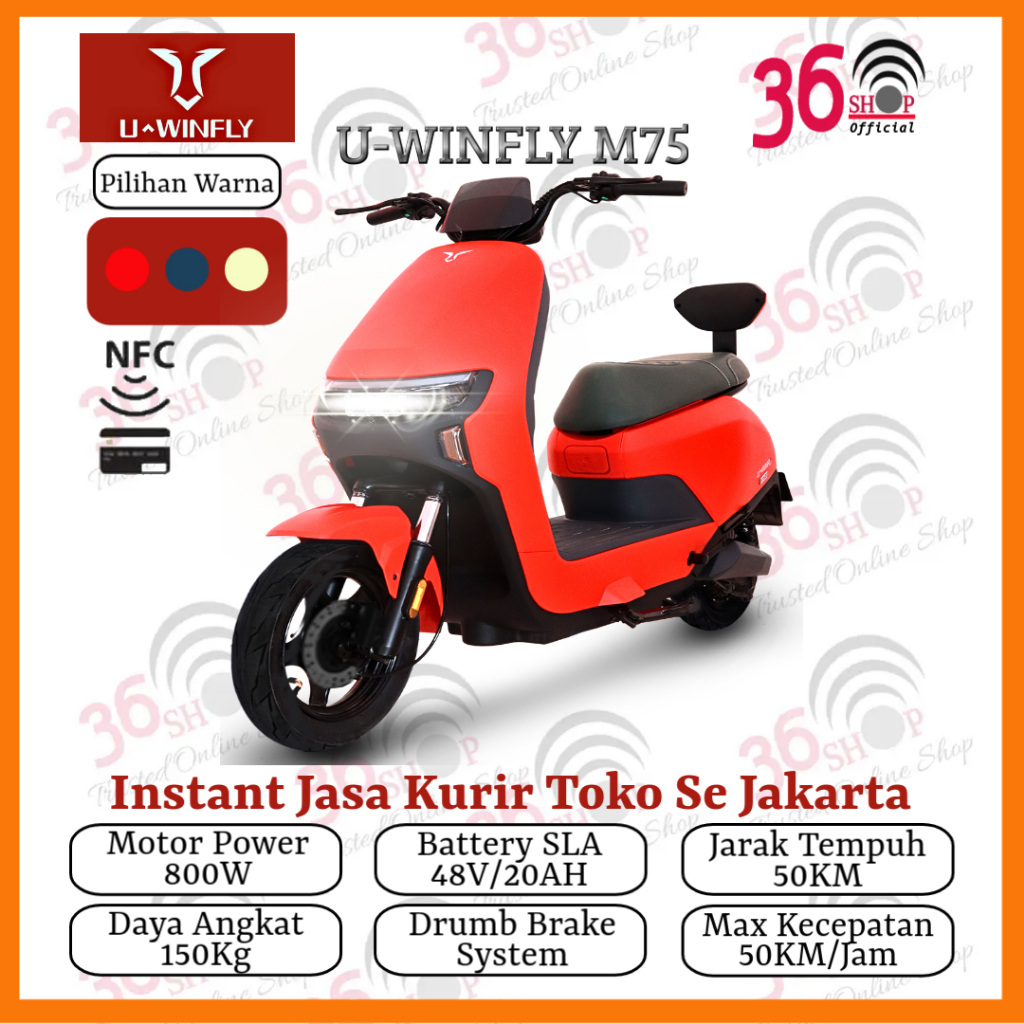 Jual Sepeda Listrik UWINFLY M75 800 Watt Electric Bike | Shopee Indonesia