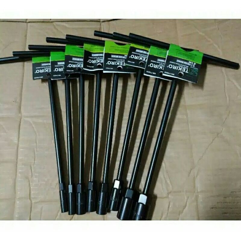 Jual TEKIRO PAKET Kunci T 8 10 12 14 17 MM Pilih Variasi T-Type Wrench Kunci Sok Sock Socket ...