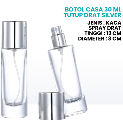 Jual BOTOL PARFUM 30 ML SPRAY ( WADAH PARFUM BOTOL KACA ) | Shopee ...