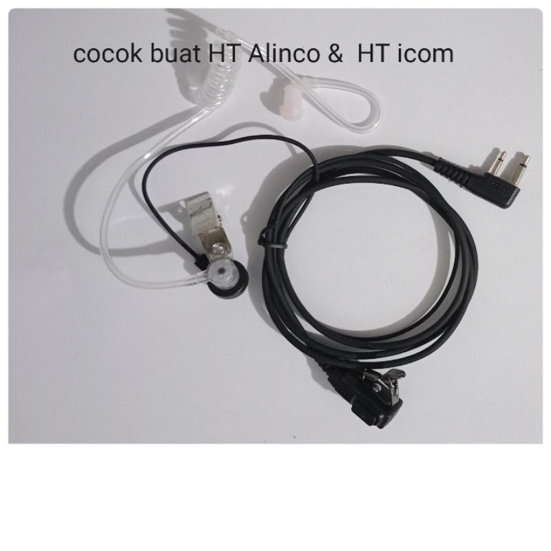 Jual HEADSET COCOK UNTUK HT ICOM FBI v80,v86,v88 Alinco DJ A10,W10,W50 ...