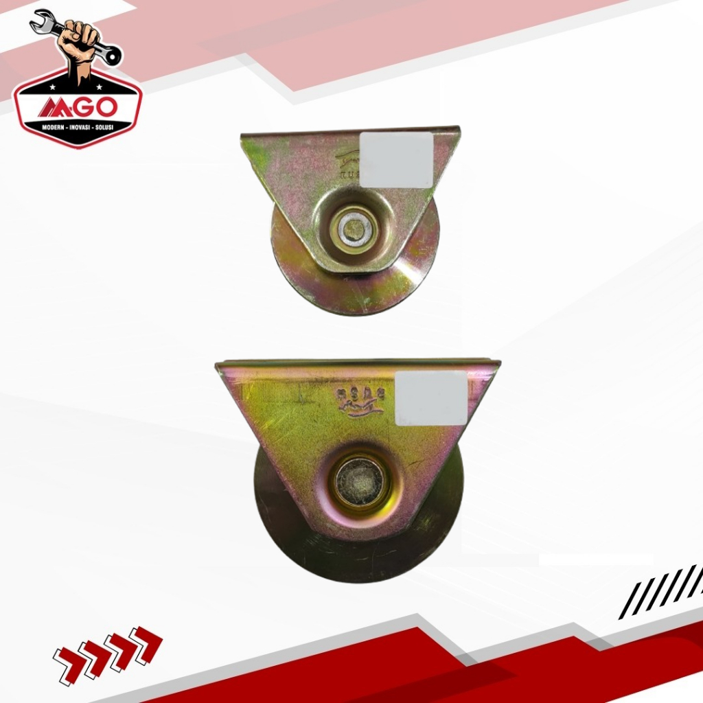 Jual Roda Rel Pagar Besi / Chrome OCP RUSH | Shopee Indonesia