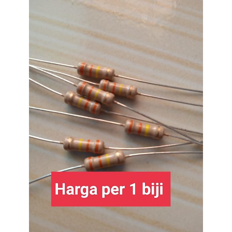 Jual Resistor 330K ohm 1/2 Watt Resistan 330 K ohm 0,5 Watt harga per 1 biji | Shopee Indonesia