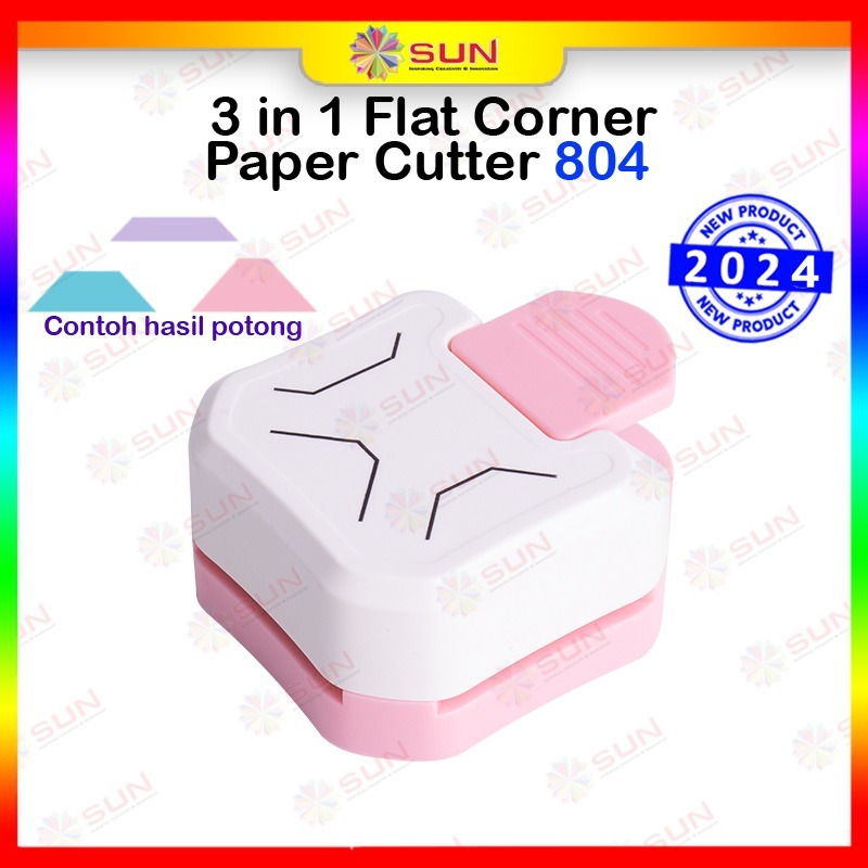 Jual Round Corner Cutter 3 in 1 Pemotong Sudut Corner Puncher Rounder ...