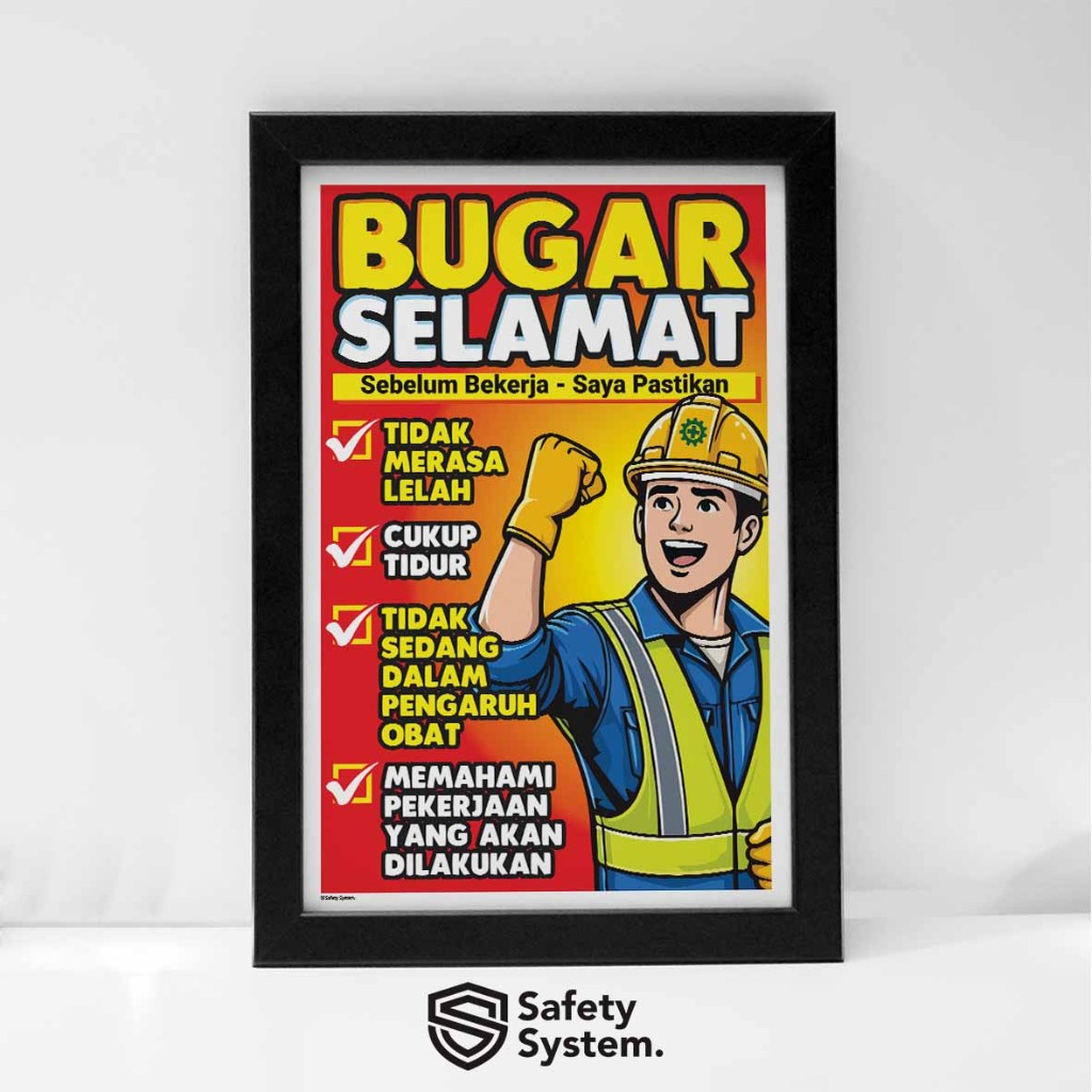 Jual Poster K3 Safety Kesehatan dan Keselamatan Kerja - Pastikan Saya ...