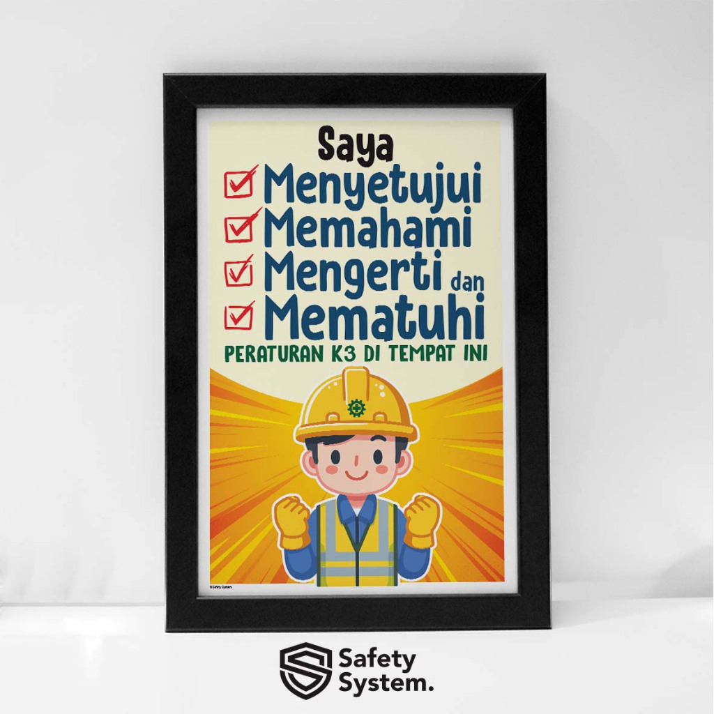 Jual Poster K3 Keselamatan Kerja Safety Pengenalan Safety Induction ...