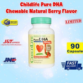 Jual Childlife Pure DHA Chewable Natural Berry Flavor / Vitamin ...