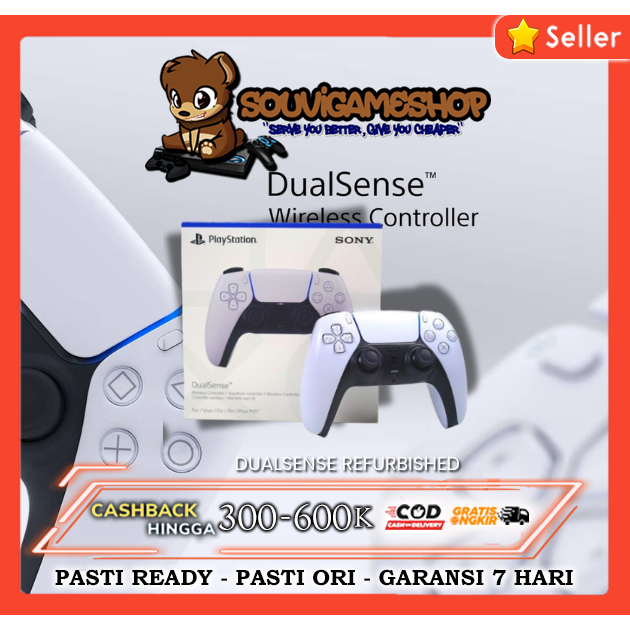 Jual PS5 Dualsense Controller Wireless Stik Stick Joystick ORIGINAL ...