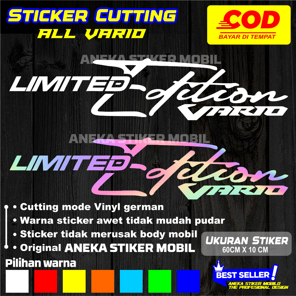 Jual Stiker Limited Edition Vario Sticker Cutting Limited Edition Vario ...