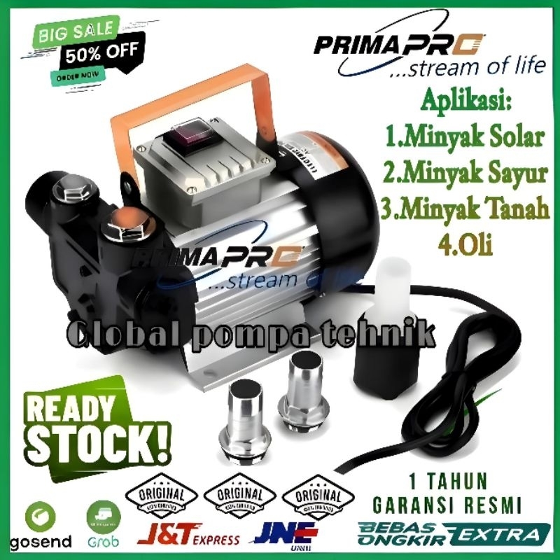 Jual Pompa Sedot Oli Minyak Dan Solar Sunflow YB 60 Listrik 220v 0.5kw ...