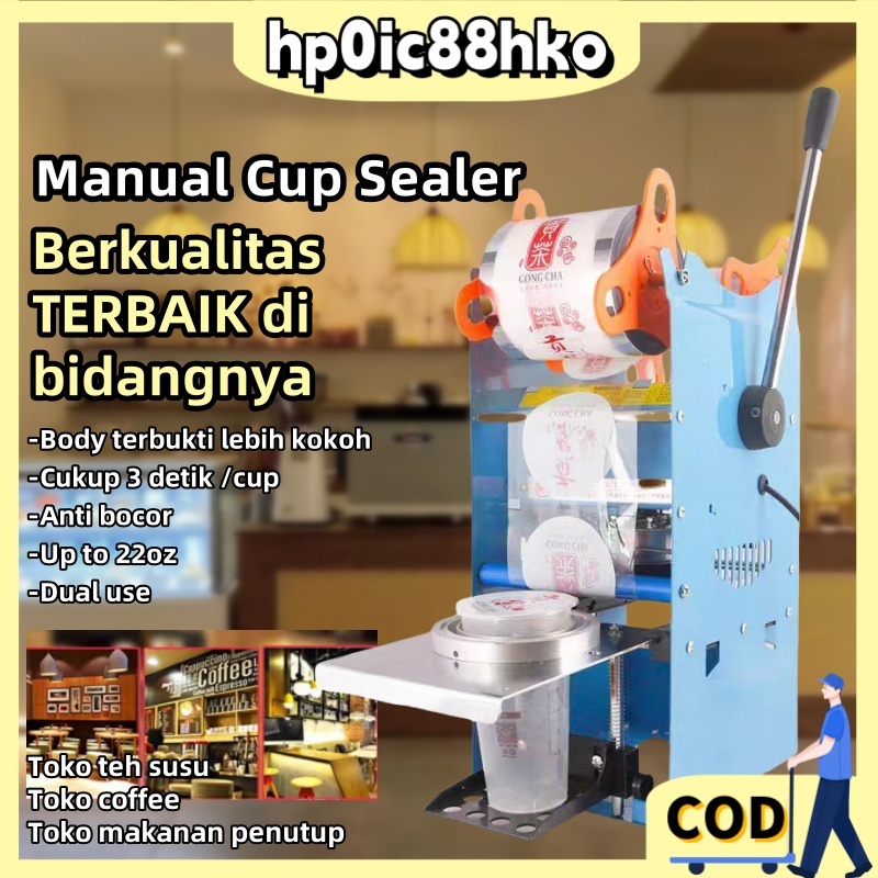 Jual Original Mesin Press Cup 8 - 20 Oz Press Gelas Plastik Sealing ...
