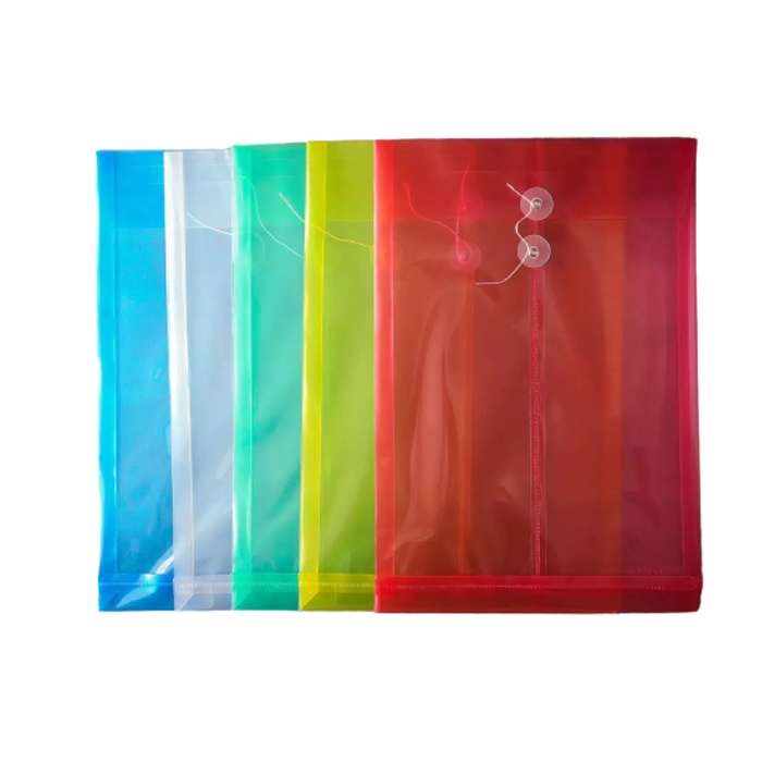 Jual 1pak (12pcs) Map Plastik Kancing & Tali | Shopee Indonesia