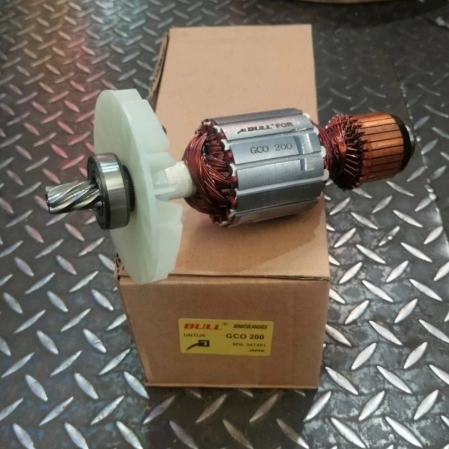 Jual BULL ARMATURE GCO200 ANGKER MESIN POTONG BESI BOSCH GCO 200 / GCO ...