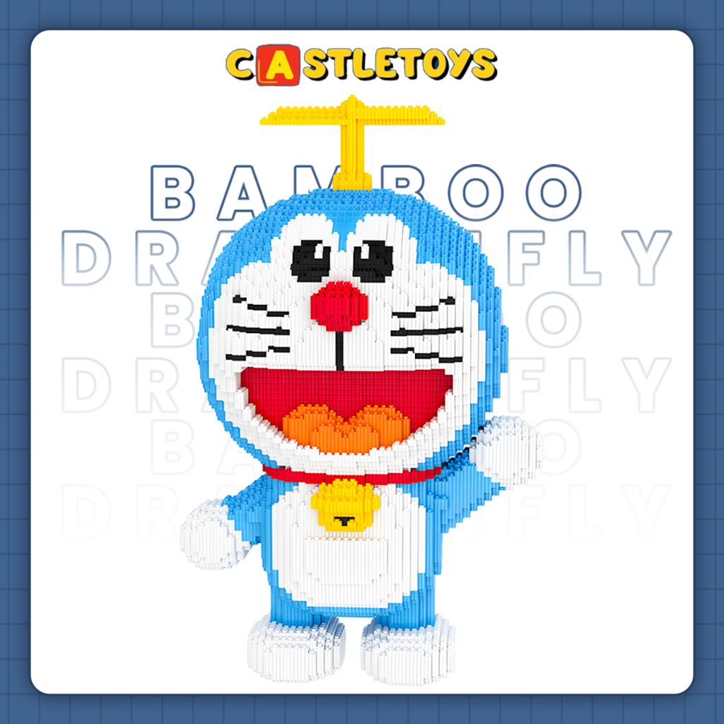 Jual Nano Blocks DORAEMON Bamboo Dragonfly BIG SERIES 3D Model, Mainan ...