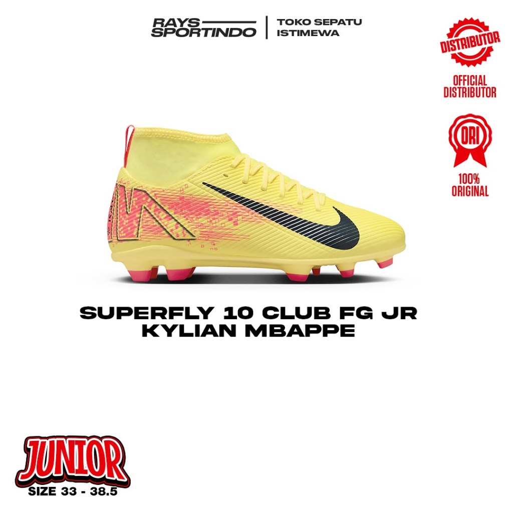 Jual SEPATU BOLA ANAK NIKE SUPERFLY 10 CLUB FG JR KYLIAN MBAPPE VERSION ...