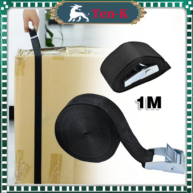 Jual 1 Meter Tali Strap Pengikat Barang Cargo Belt Rope Buckle Panjang ...