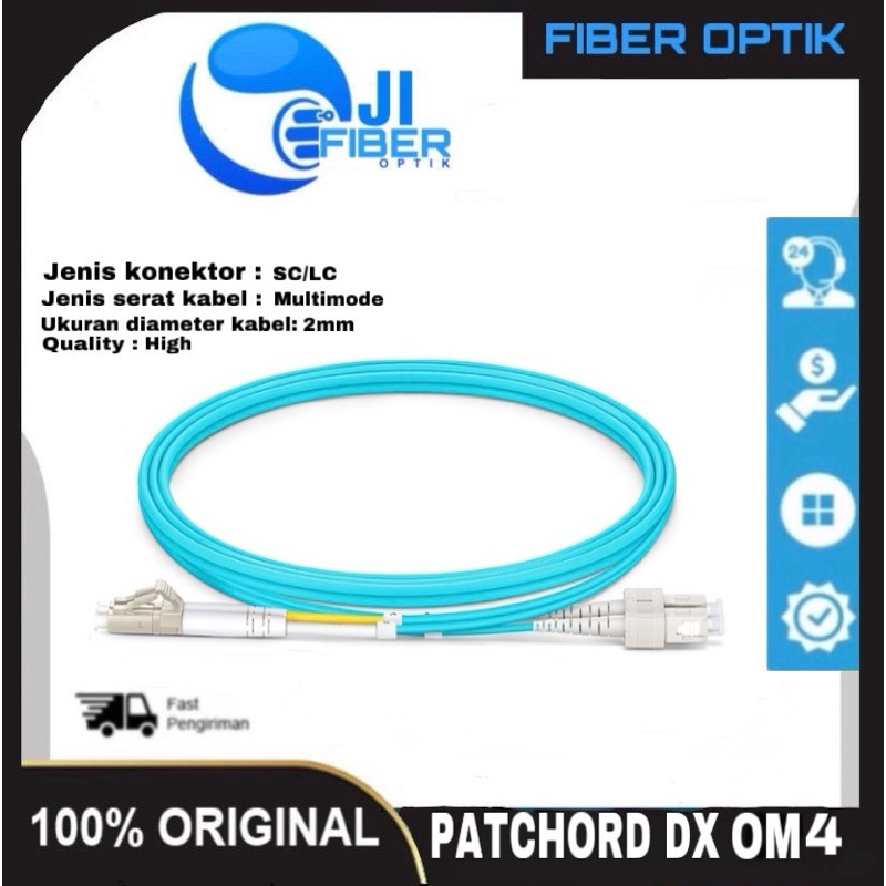 Jual Patchord Multimode OM4 SC LC | Shopee Indonesia