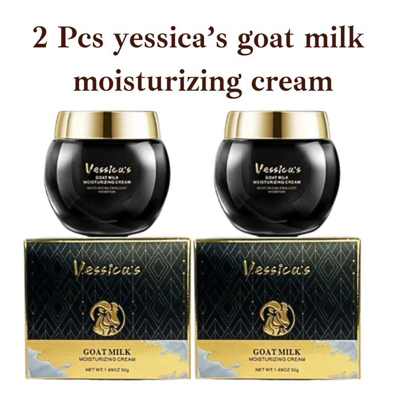 Jual 2 pcs Yessica's Goat milk Moisturizing cream ( hitam ) | Shopee ...