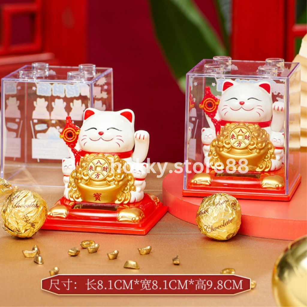 Jual Patung Pajangan Lucky Cat / Kucing Hoki / Maneki Neko / Fortune ...