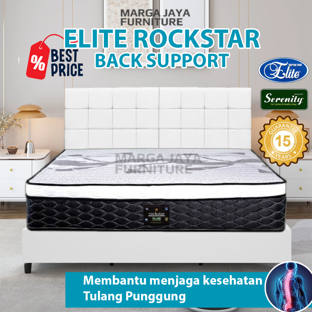 Jual Kasur Kesehatan Tulang Punggung Elite Serenity Rockstar Back ...