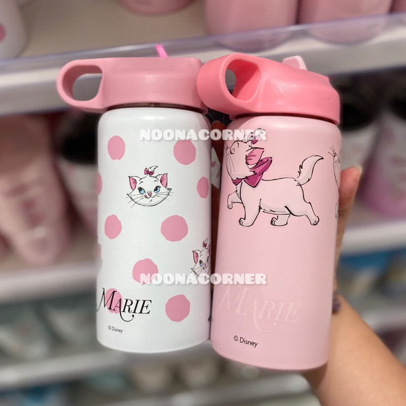 Jual Miniso x Disney ‼️ Botol Minum Stainless + Handle 550ml MARIE CAT ...