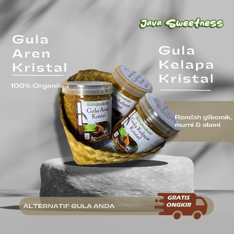 Jual 100% ASLI Gula Aren Kristal/ Gula Aren Bubuk/ Palm Sugar Organik ...