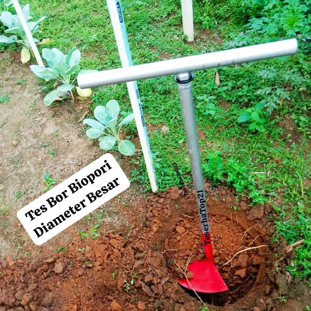 Jual BOR / Biopori Bor Tanah Manual Diameter Besar 12 Inch / 30cm /Bor ...