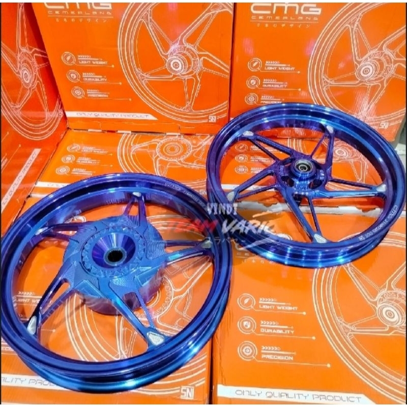 Jual Velg Racing CMG BINTANG LAUT UK 185/215-14 VARIO 125 / 150 ...