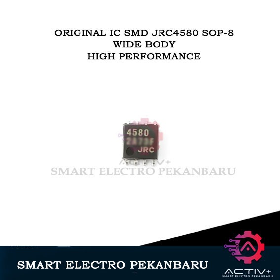 Jual ORIGINAL IC SMD JRC4580 SOP-8 WIDE BODY LEBAR NJM4580 4580 SMD SOP 8 WIDE NJM JRC 4580 SOP8 ...
