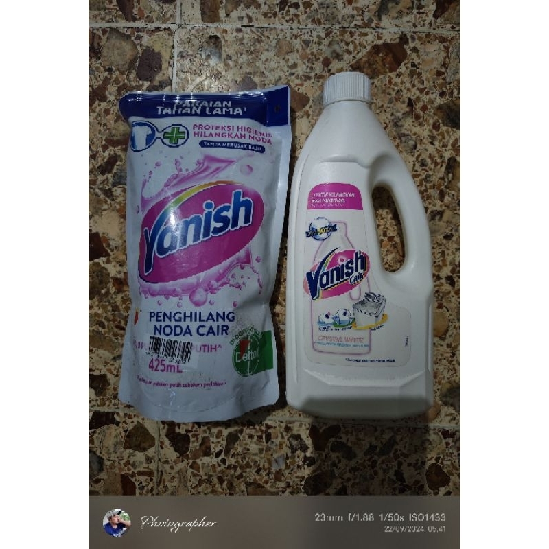 Jual VANISH Cair Putih & Warna botol & Pouch 500ml | Shopee Indonesia