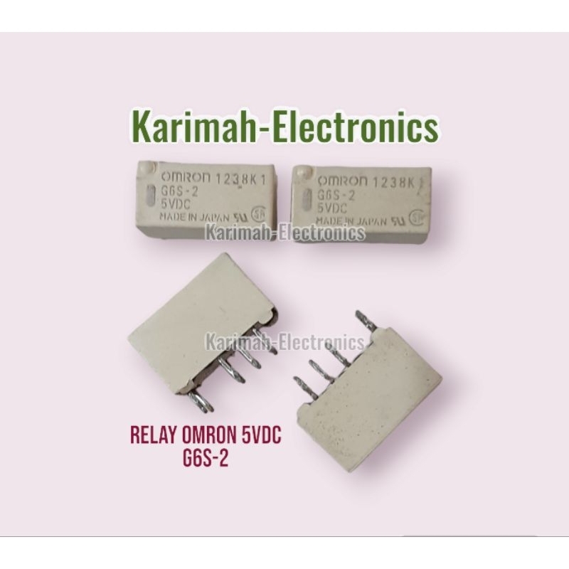 Jual RELAY OMRON G6S-2 DC5 G6S-2-6 DC5 5V 8P DPDT | Shopee Indonesia