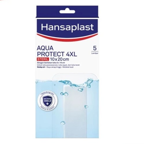 Jual 1 LEMBAR HANSAPLAST AQUA PROTECT XXXXL / 4XL STERIL 10 X 20 CM ...