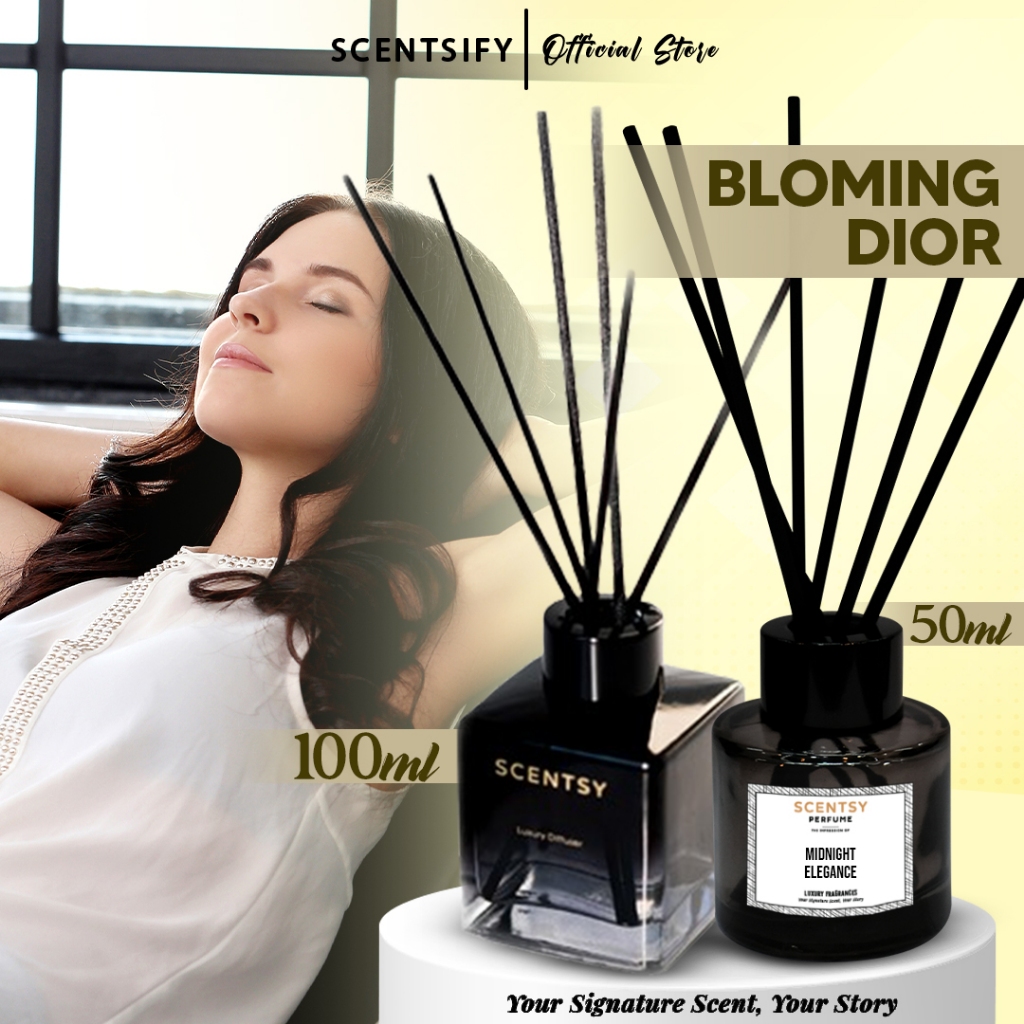 Jual SCENTSIFY Reed Diffuser BLOOMING DIOR Pengharum Ruangan ...