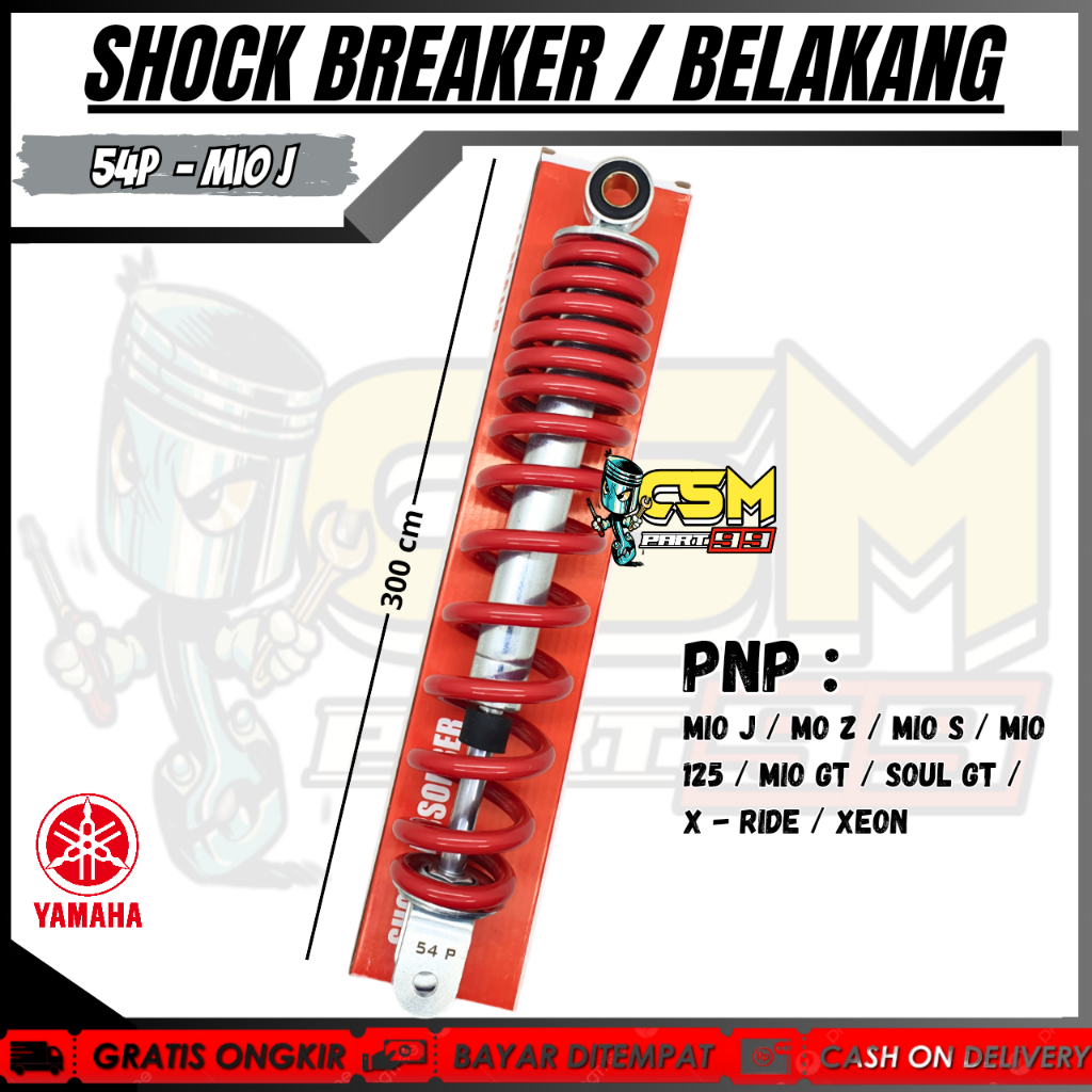 Jual SHOCK BELAKANG MIO NEW / MIO GT / MIO J / SOUL GT / MIO M3 / XRIDE ...