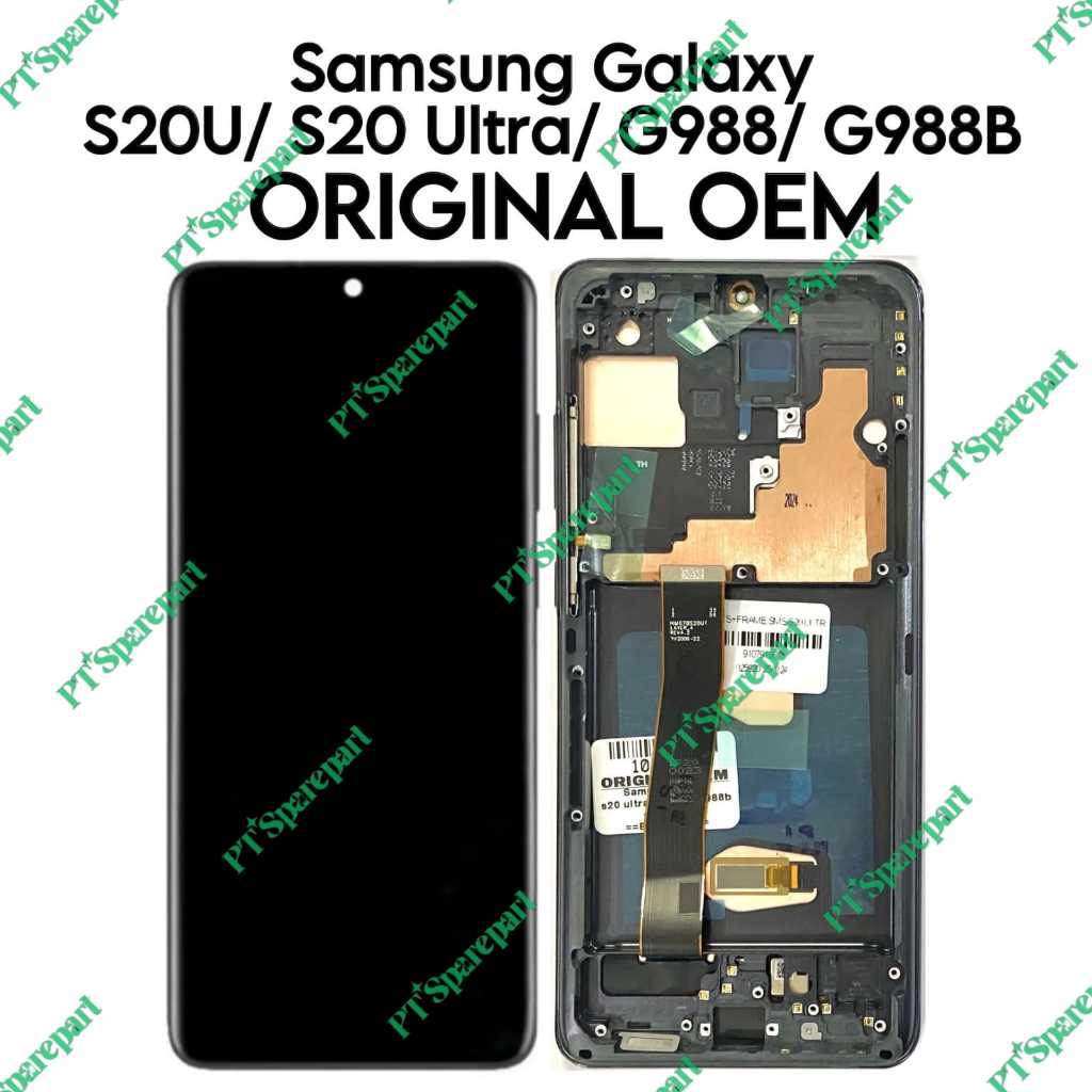 Jual LCD Touchscreen Fullset Plus Frame Samsung Galaxy S20 Ultra / G988 ...