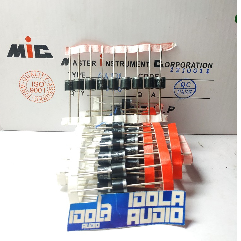 Jual (10 Pcs) Dioda 6A 6A05 Roll Merek MIC | Shopee Indonesia