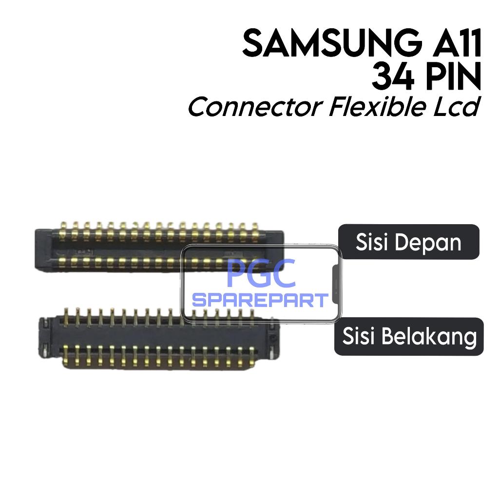 Jual Konektor Flexible LCD Samsung Galaxy A11 34PIN / SM-A115F/DS / SM ...