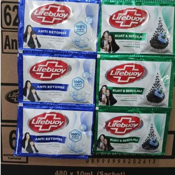 Jual Lifebuoy shampoo renceng 10 ml isi 12 sachet | Shopee Indonesia